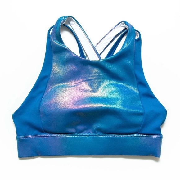 Intimates & Sleepwear | Wodbottom Sapphire Blue Shiny Bra | Poshmark